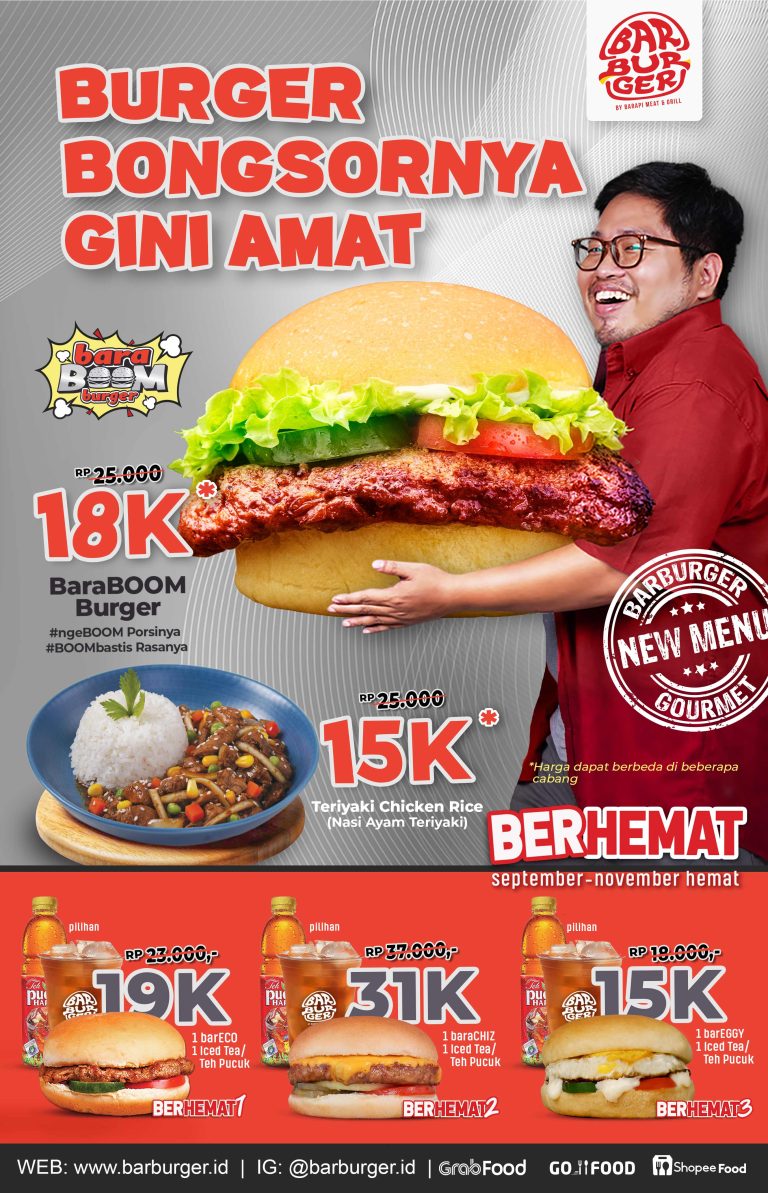 DOWNLOAD MENU RESTORAN BURGER | BarBurger by Barapi