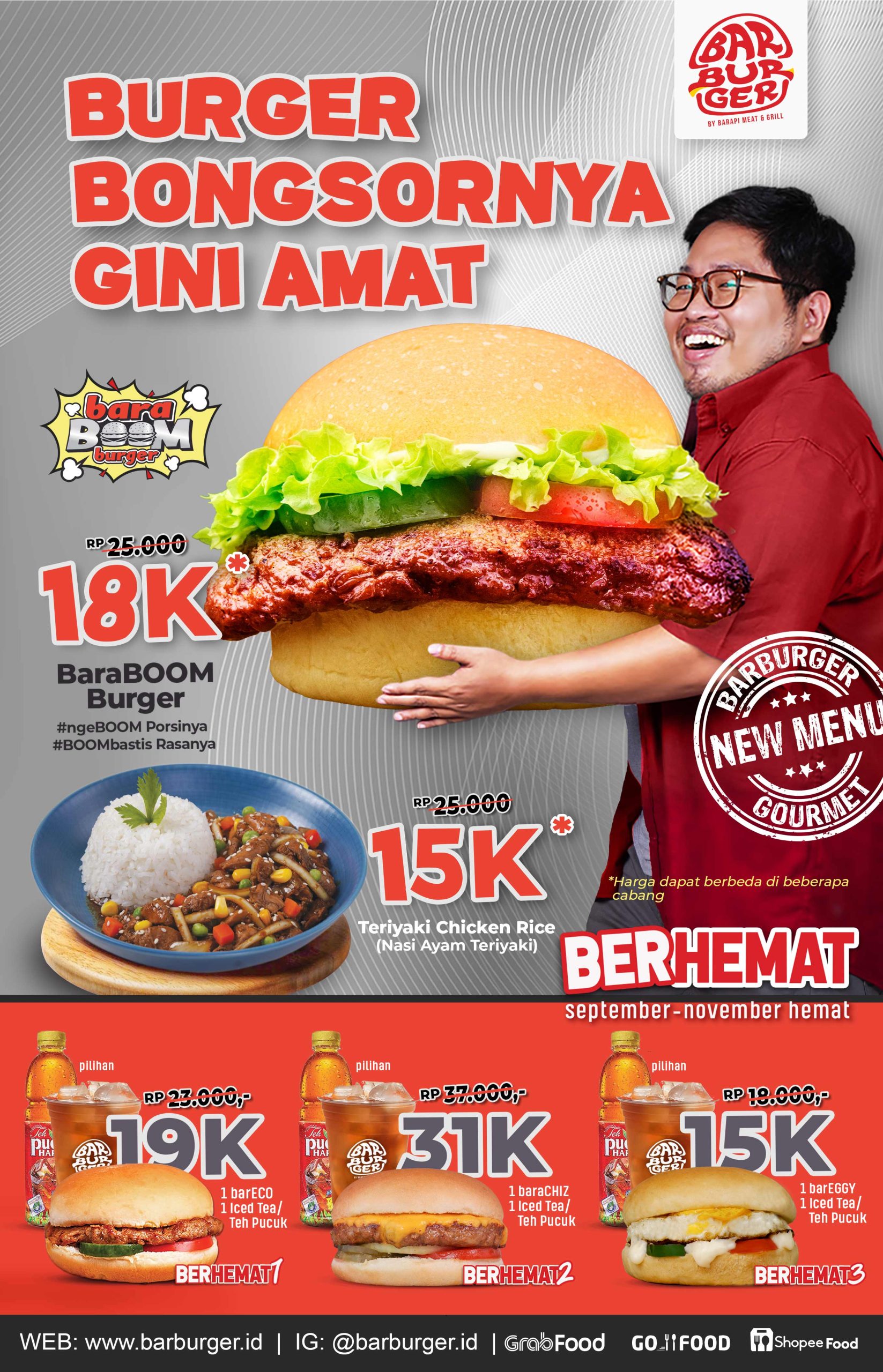 DOWNLOAD MENU RESTORAN BURGER | BarBurger by Barapi